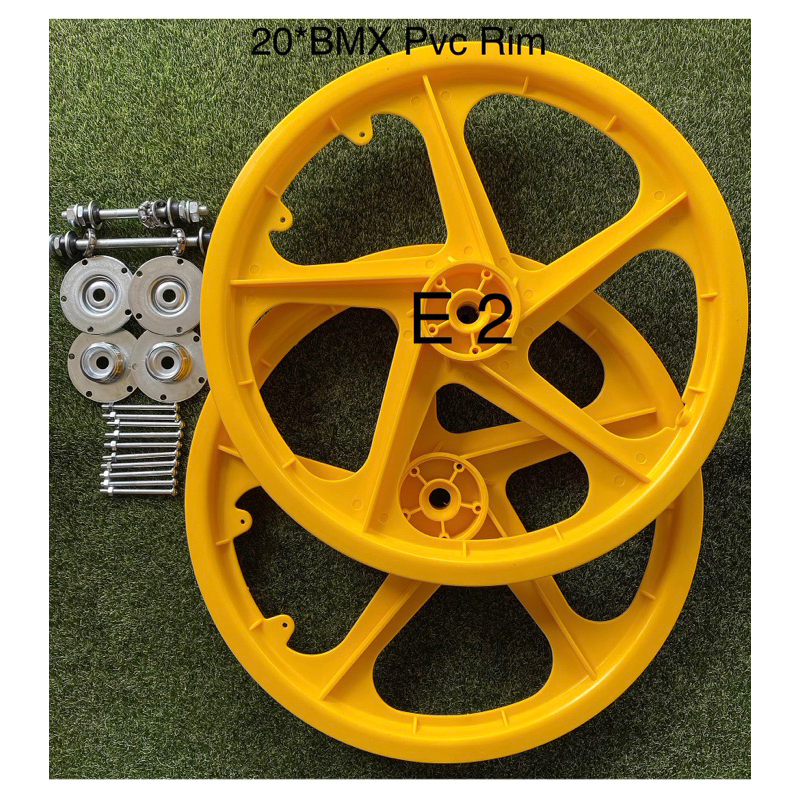 20" Bicycle PVC Sport Rim BMX JIPANG Basikal 20" plastic wheelset ...