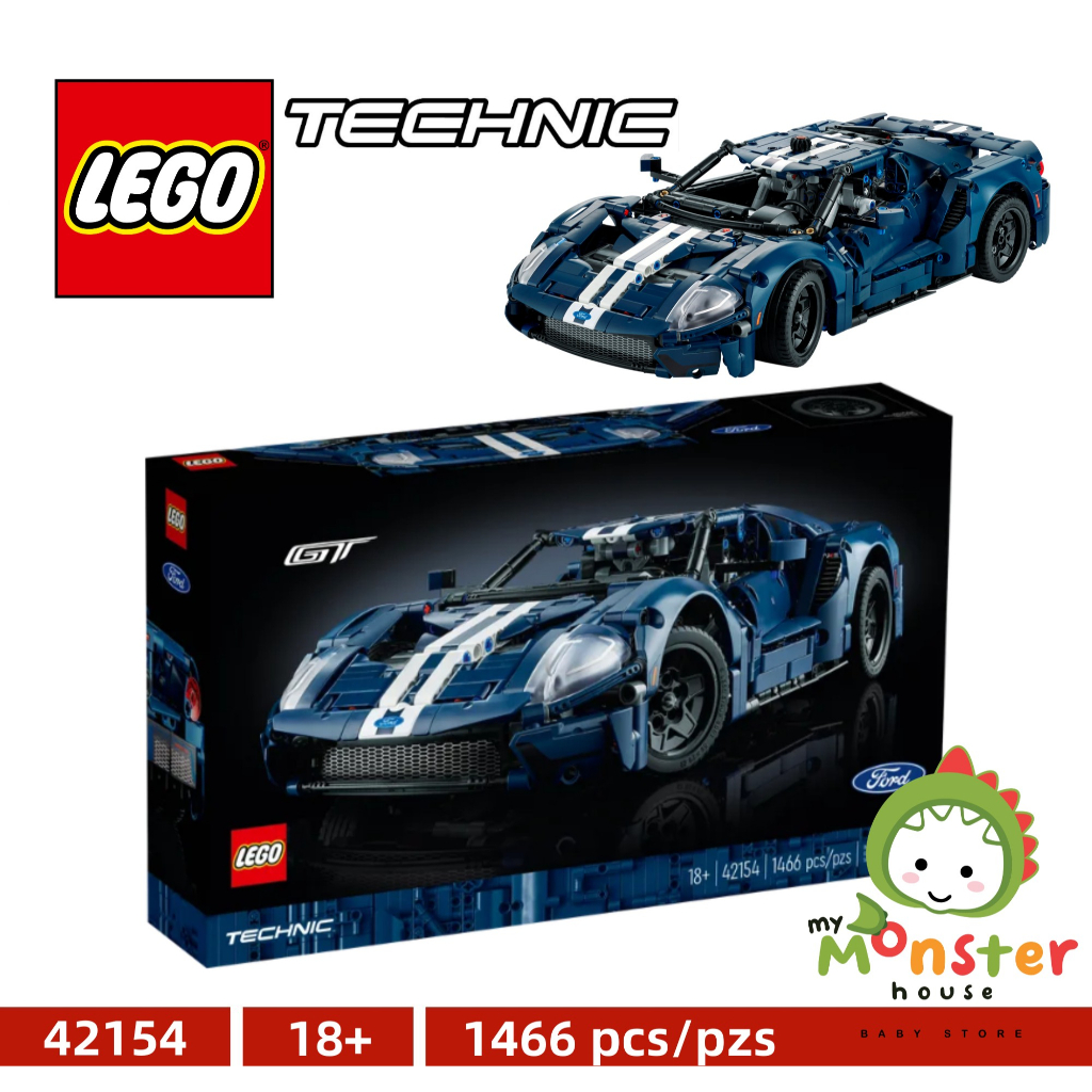 LEGO Technic 42154 - 2022 Ford GT ( 1466 pieces ) 18 years+ | Shopee ...