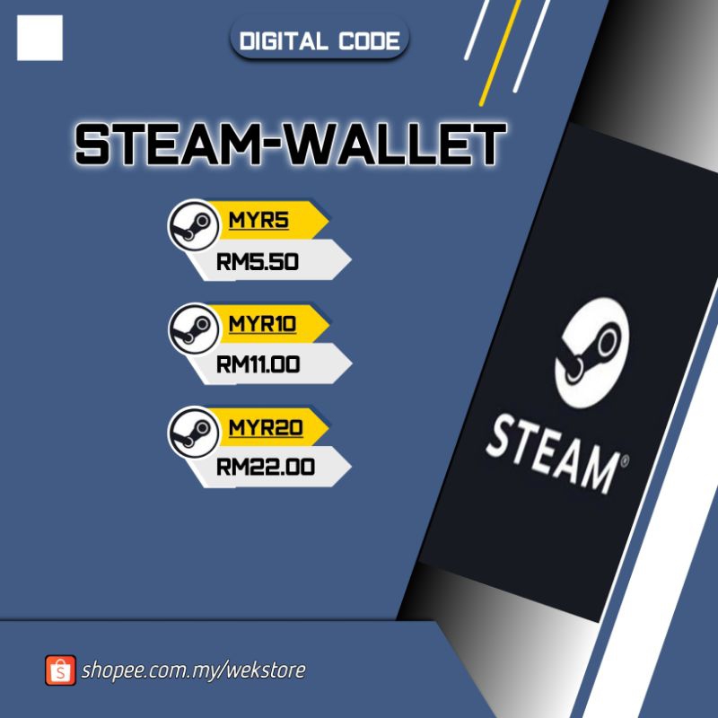 STEAM WALLET CODES [MY] / LEGAL & CHEAP !!! | Shopee Malaysia