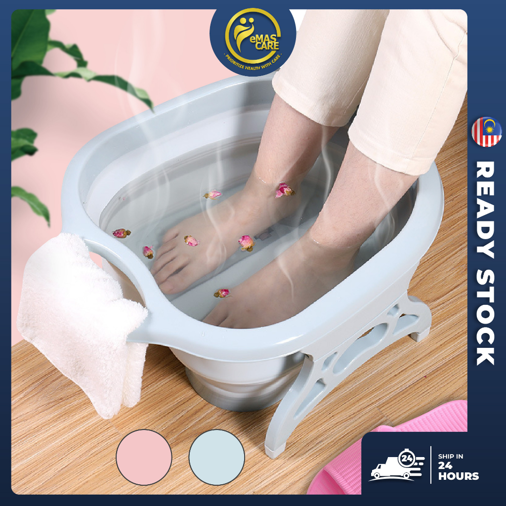 Foldable Foot Bath Foot Spa Soak Massage Bucket for Home Travel Large ...