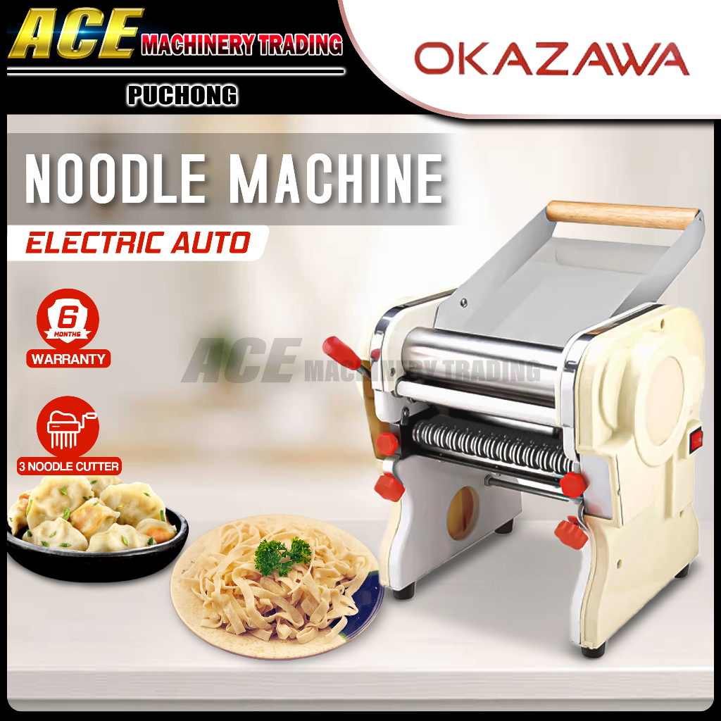 [ OKAZAWA ] NES-200 Electric Noodle Machine NES200 STAINLESS STEEL ...