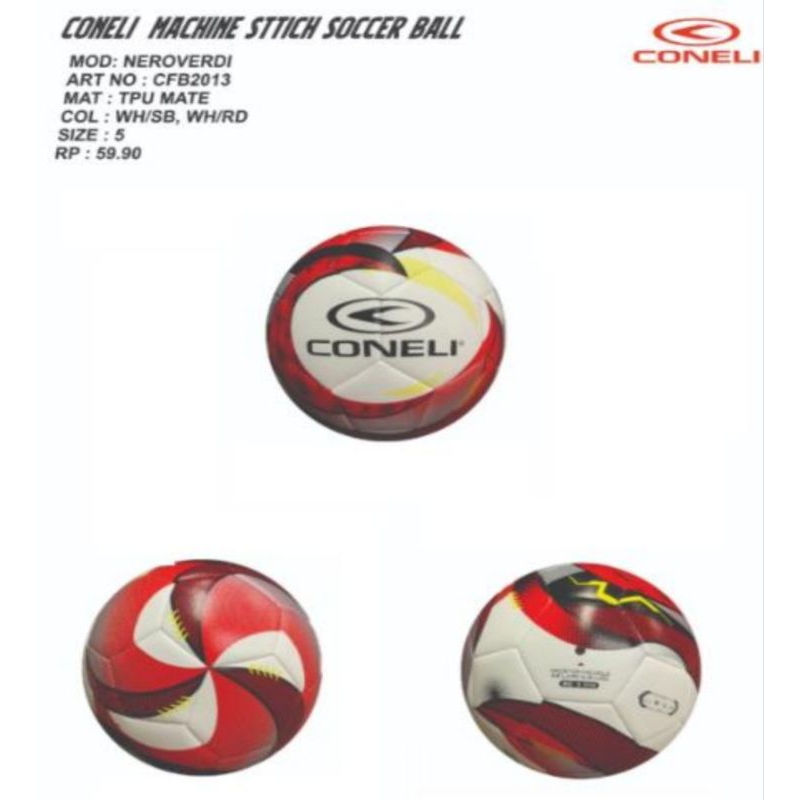 Coneli latest design size 5 football 🔥🔥model 2013 | Shopee Malaysia