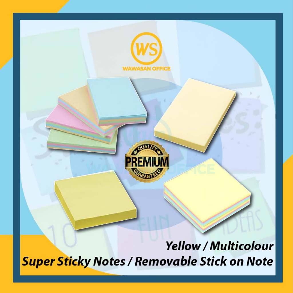 Memo Sticky Note / Memo Pad / Note Pad / Sticky Notes / Stick Note ...