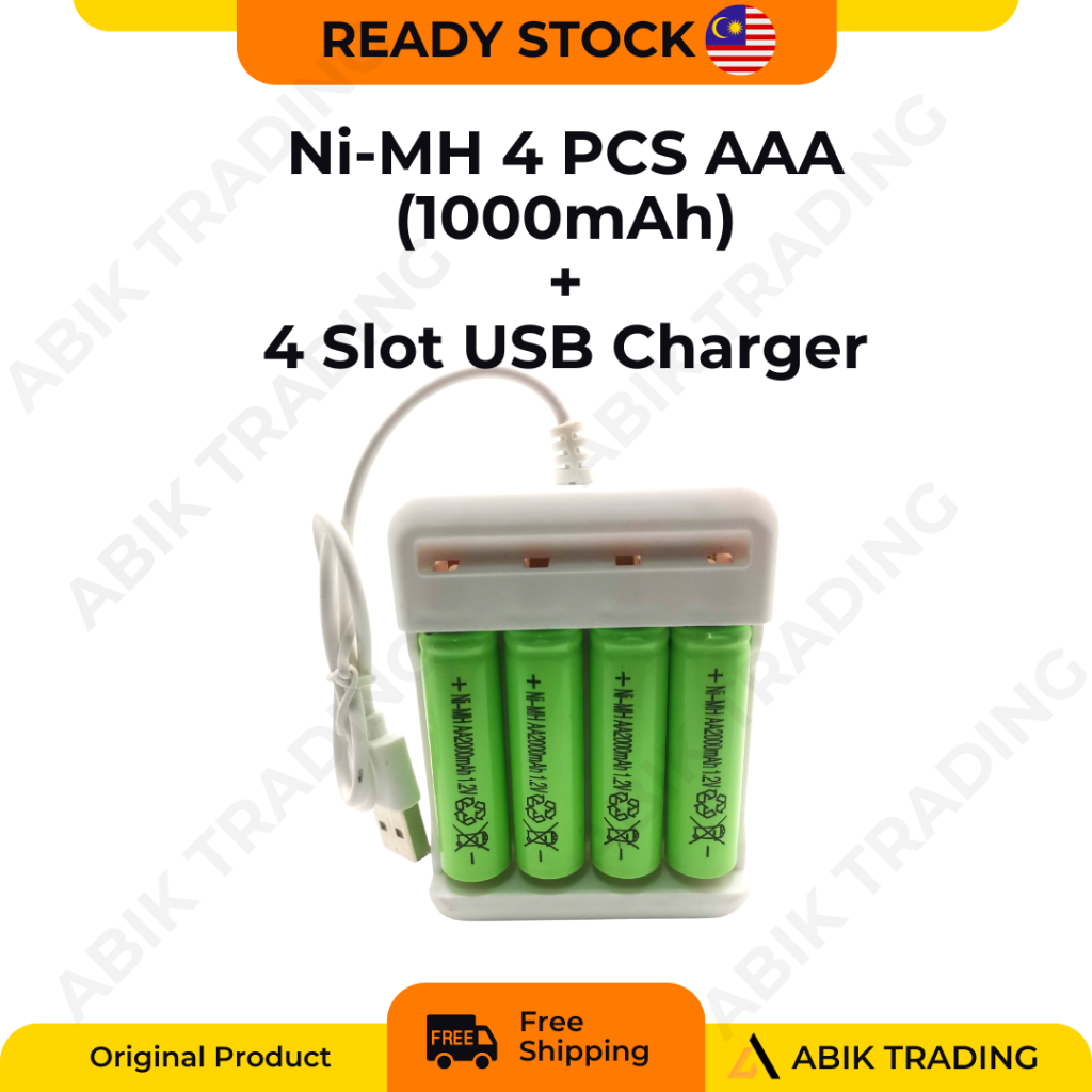1.2V Ni-MH Ni-CD AA/AAA battery 600mAh 700mAh Rechargeable 3A 2A Bateri ...