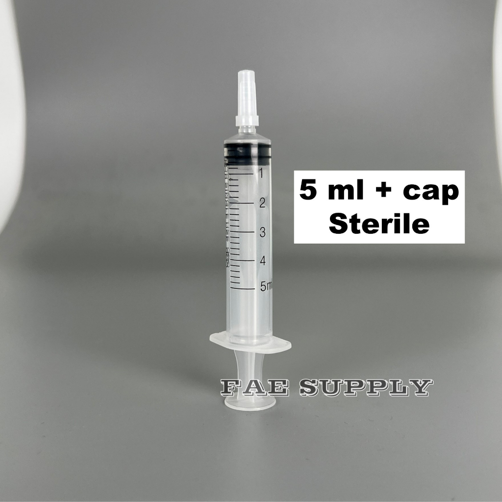 Syringe Luer Slip With Cap 1 3 5 10 20 30 50 60 ml cc individual pack sterilized feeding syringe ...