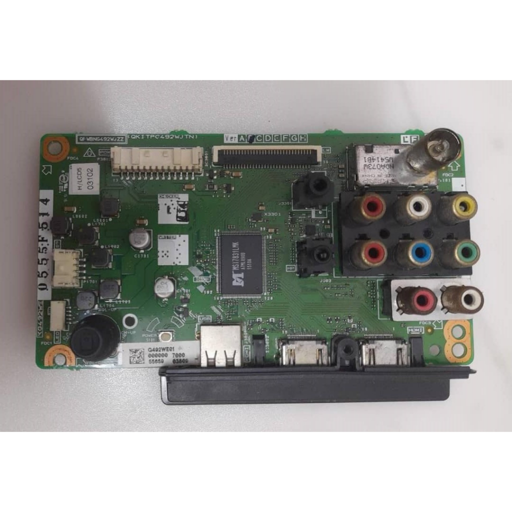 (B156) Sharp LC-32LE260M Mainboard, Powerboard, LVDS, Button n Cable. Used TV Spare Part LCD/LED ...