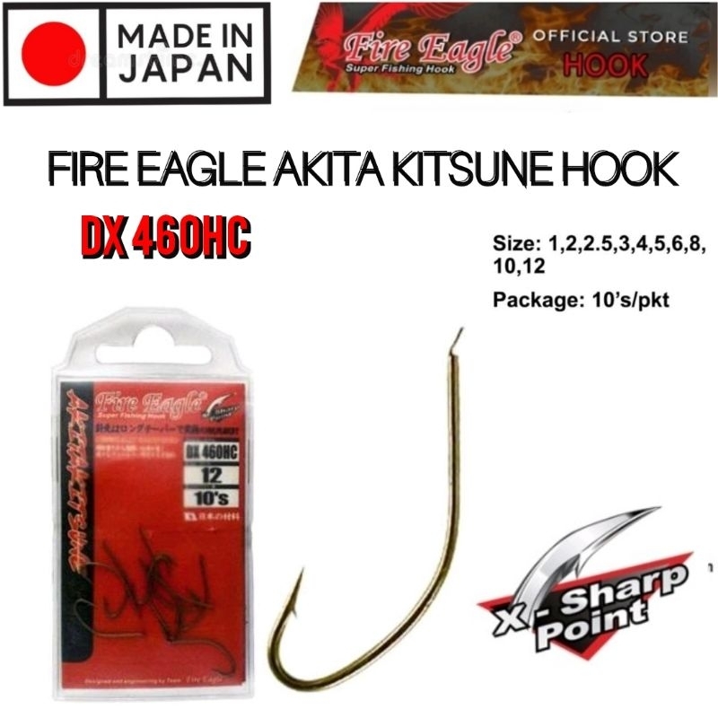 (MADE IN JAPAN) MATA KAIL PANCING FIRE EAGLE AKITA KITSUNE DX 460HC ...