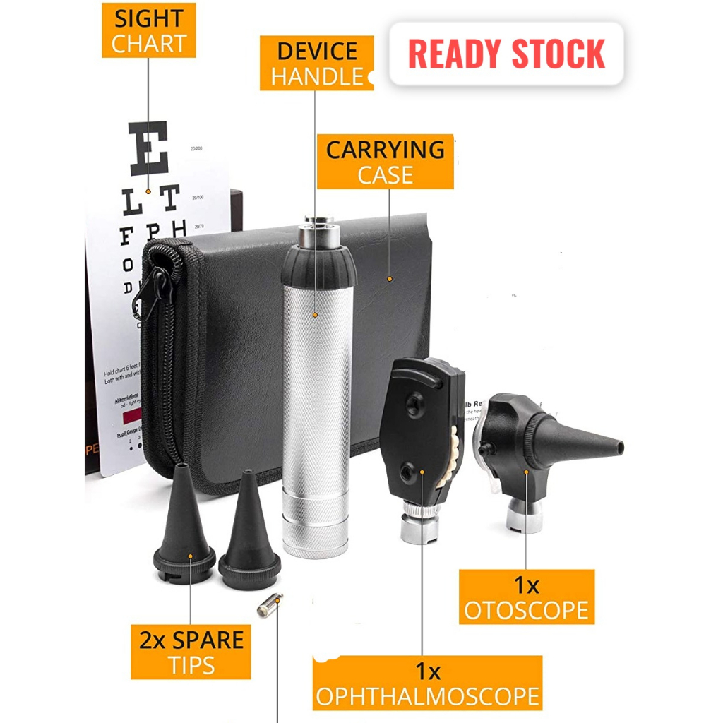 Cynamed 2-in-1 Ear Scope Set - Multi-Function Otoscope for Ear, Nose ...