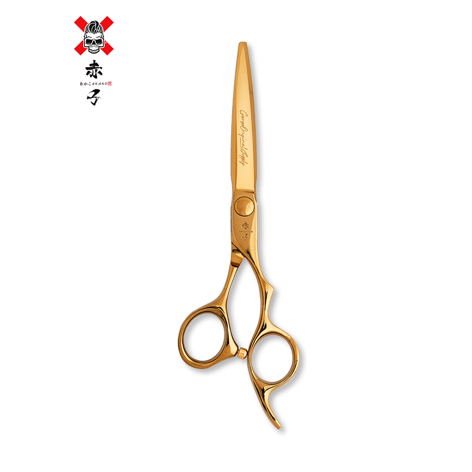 GONZO X AKAKO CROSSHATCH PROFESSIONAL RIGHT HAND HAIR SCISSORS [18K ...