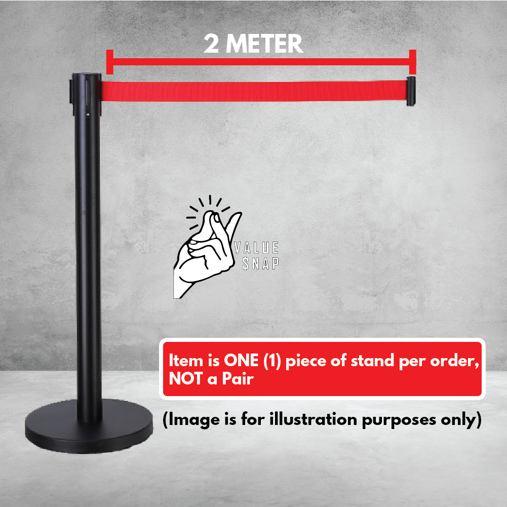 Queue Stand Barricade Barrier Metal Pole Queue Up Stand Stainless Steel ...