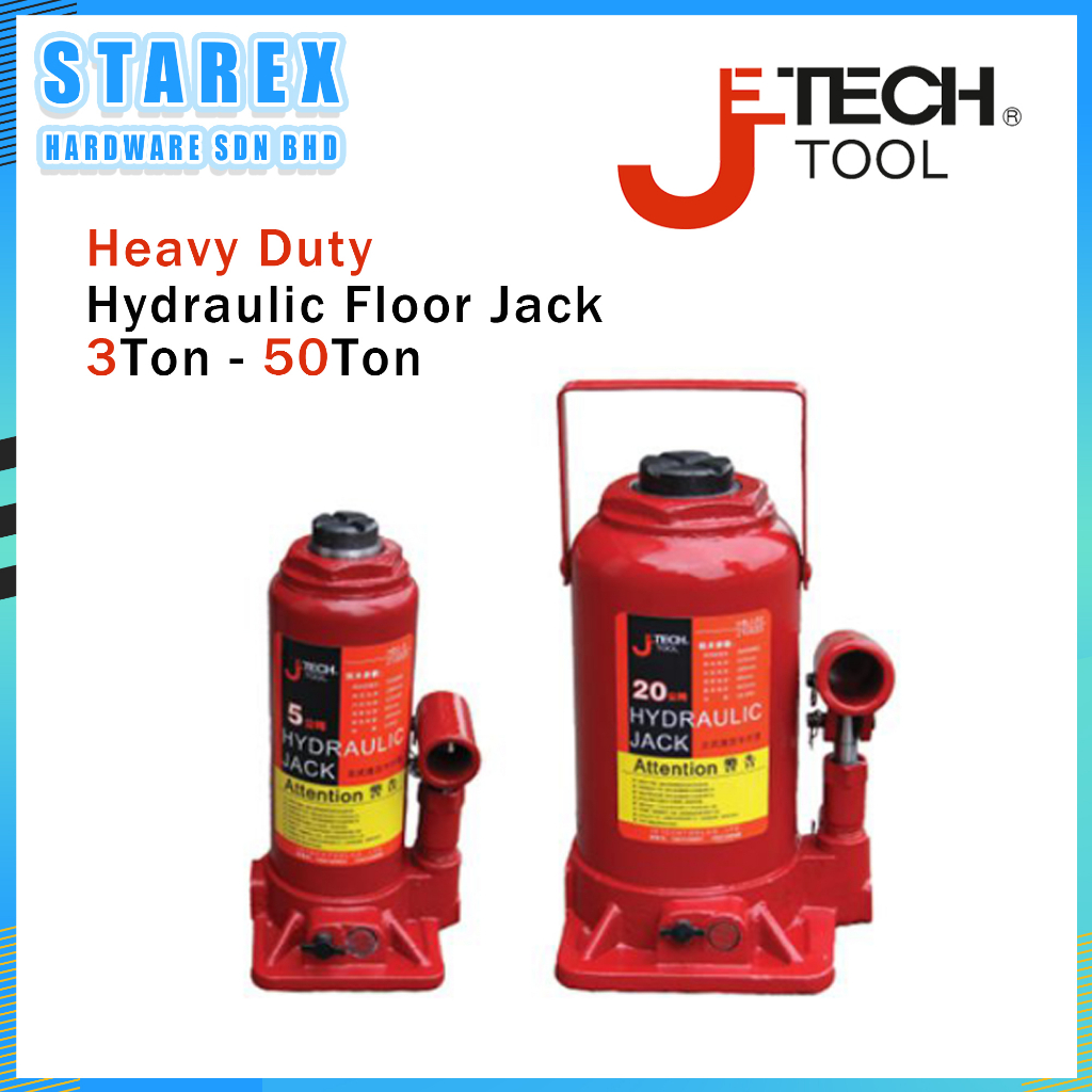 JTECH - HYDRAULIC BOTTLE JACK (3 TON TO 50 TON) | Shopee Malaysia