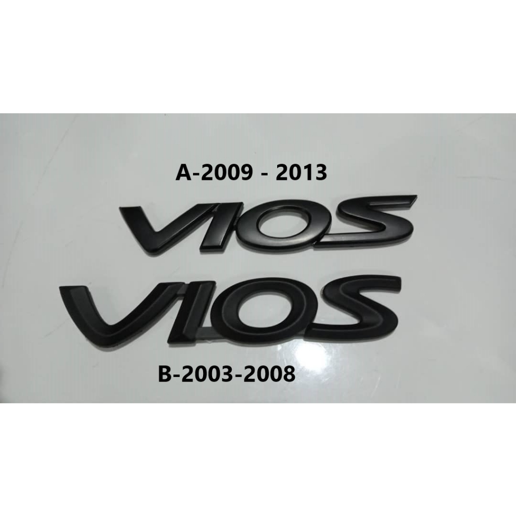 TOYOTA VIOS BLACK EMBLEM LOGO | Shopee Malaysia