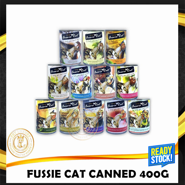 Fussie Cat Wild Caught Tuna / Seafood Series Premium Cat Canned Wet ...