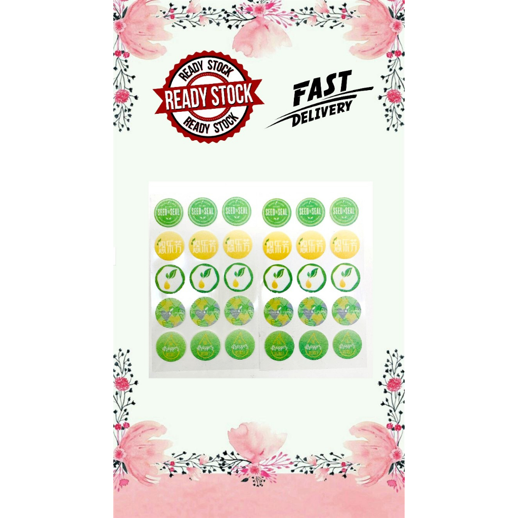 YL Young Living Essential Oil Face Mask Diffuse Stickers Diffuser ...