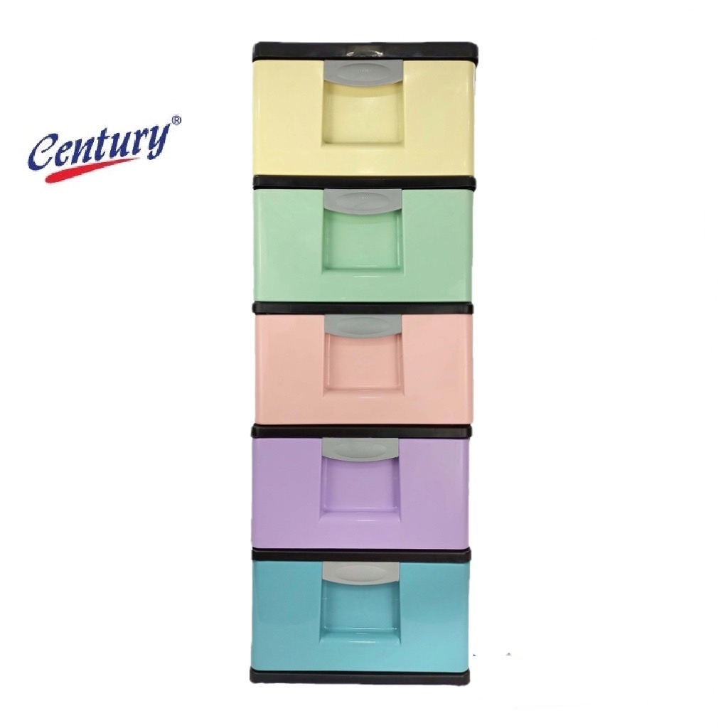 Century Drawer 5 TIER Clothes Organizer Cabinet Storage Laci Kabinet ...