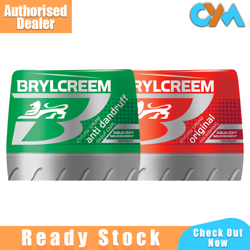 Brylcreem Minyak Rambut Hair Styling Cream Anti Dandruff Original Non ...
