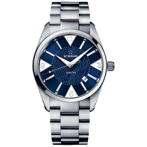 Eterna Kontiki Blue MB - 42mm | Shopee Malaysia