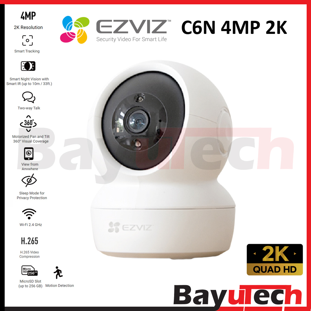 EZVIZ C6N / C6CN / TY1 / TY2 / C6 * 2MP ~ 2K+ * Pan & Tilt Wireless ...