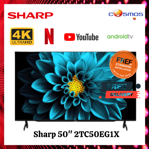 Sharp 50" AQUOS Full HD Google TV (2TC50EG1X) | Shopee Malaysia