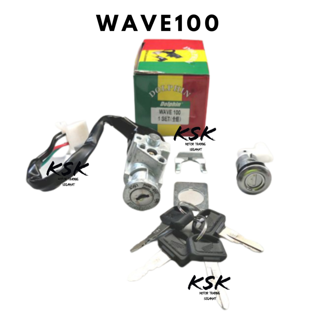 HONDA MAIN SWITCH SET KUNCI SUIS MOTOR EX5 DREAM NEW DASH WAVE 100 100R 110 125 125S 125X ALPHA ...