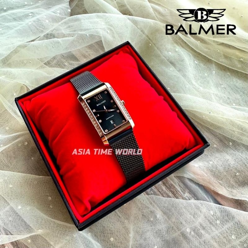 BALMER | 8169L BRG-4 Elegance Sapphire Women's Watch Black Stainless ...