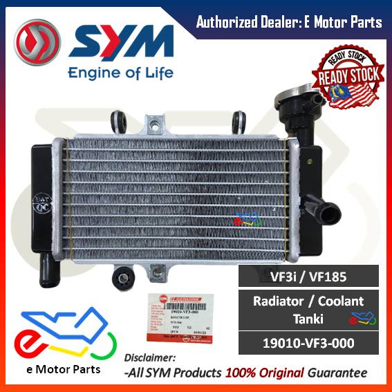 SYM VF3I VF185 COOLANT TANKI RADIATOR ORIGINAL 19010-VF3-000 | Shopee ...