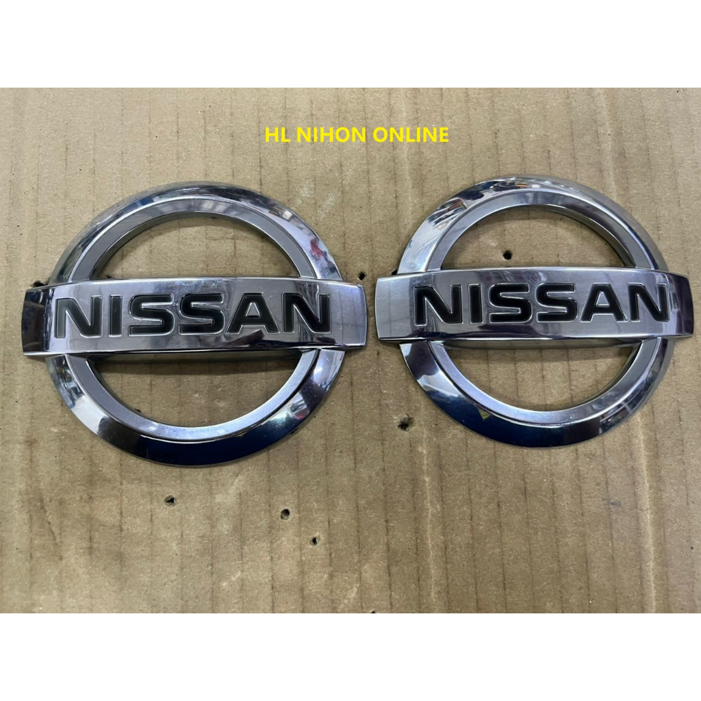 (USED) EMBLEM LOGO NISSAN EMBLEM🇯🇵 SIZE : 10.5CMX9.5CM | Shopee Malaysia