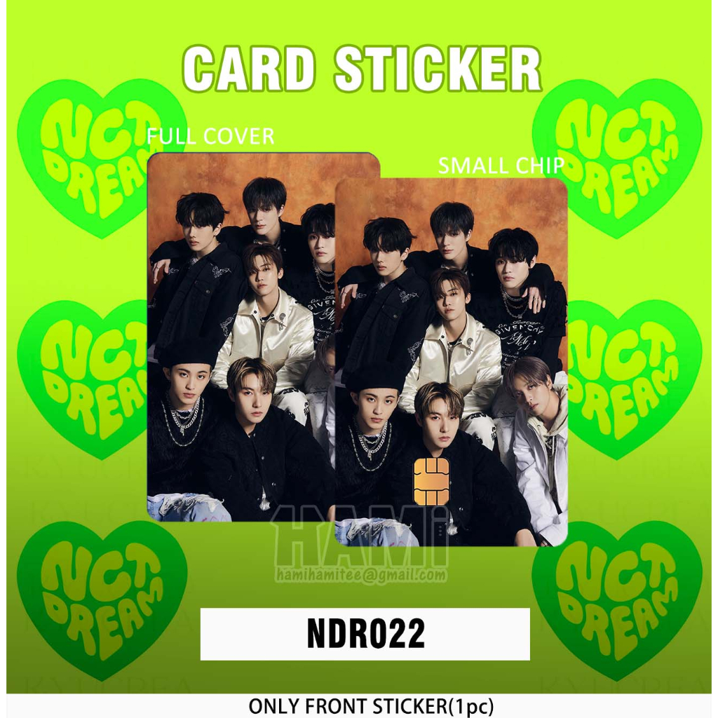 NCT DREAM CARD STICKER - TNG STICKER - NCT DREAM MARK RENJUN JENO ...