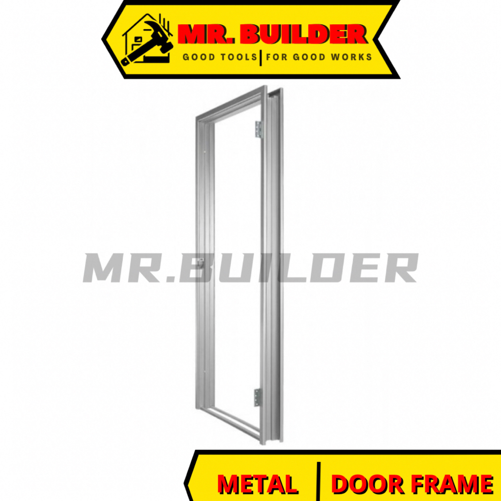 MR BUILDER 3'x7' 27" x 7' 30" x7' Metal Door Frame Pintu Frame Besi ...