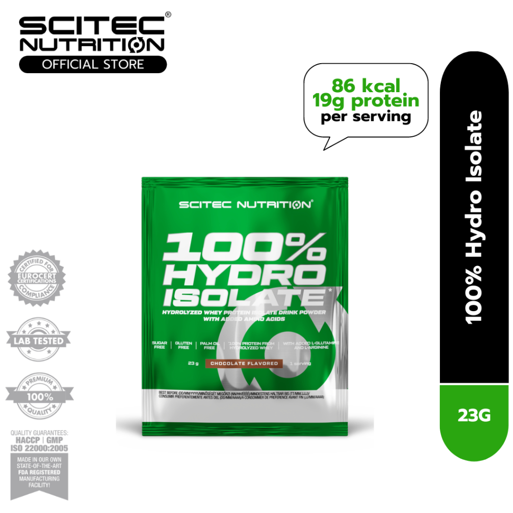 SCITEC NUTRITION 100% Hydro Isolate 23g / Sachet / Protein / Sugar Free ...
