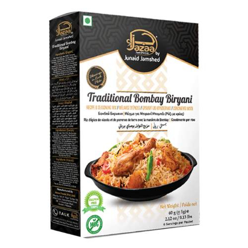 Jazaa Traditional Bombay Biryani, Recipe & Seasoning Mix, 2 x 60g ...