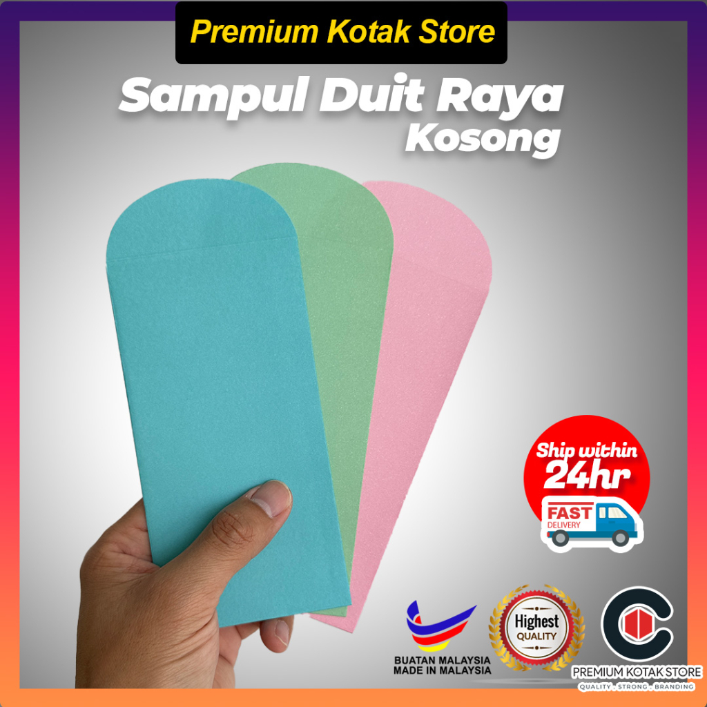Sampul Duit Raya Sampul Kenduri Envelope Raya Red Green Ivory Pink ...