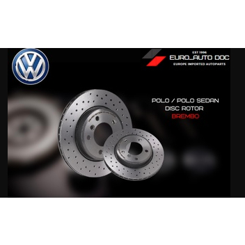 ( BREMBO !! ) VOLKSWAGEN POLO / POLO SEDAN / VENTO FRONT DISC ROTOR ...