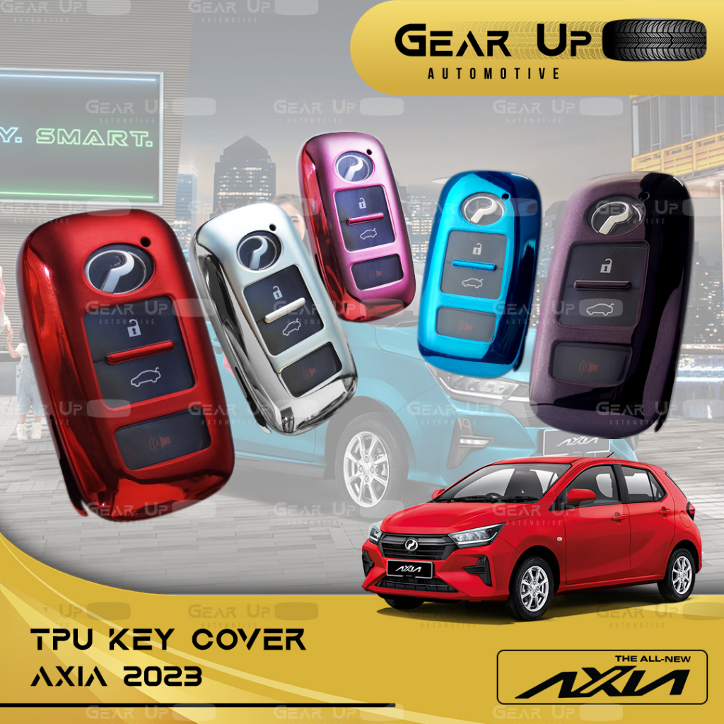 [𝐊𝐄𝐘 𝐂𝐎𝐕𝐄𝐑 𝐂𝐀𝐒𝐄] NEW Perodua AXIA 2023 2024 Sarung Kunci Casing ...