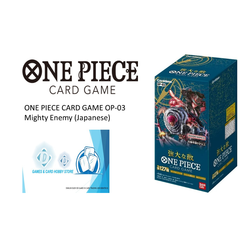 ONE PIECE CARD GAME OP 03 Mighty Enemy Japanese Shopee Malaysia