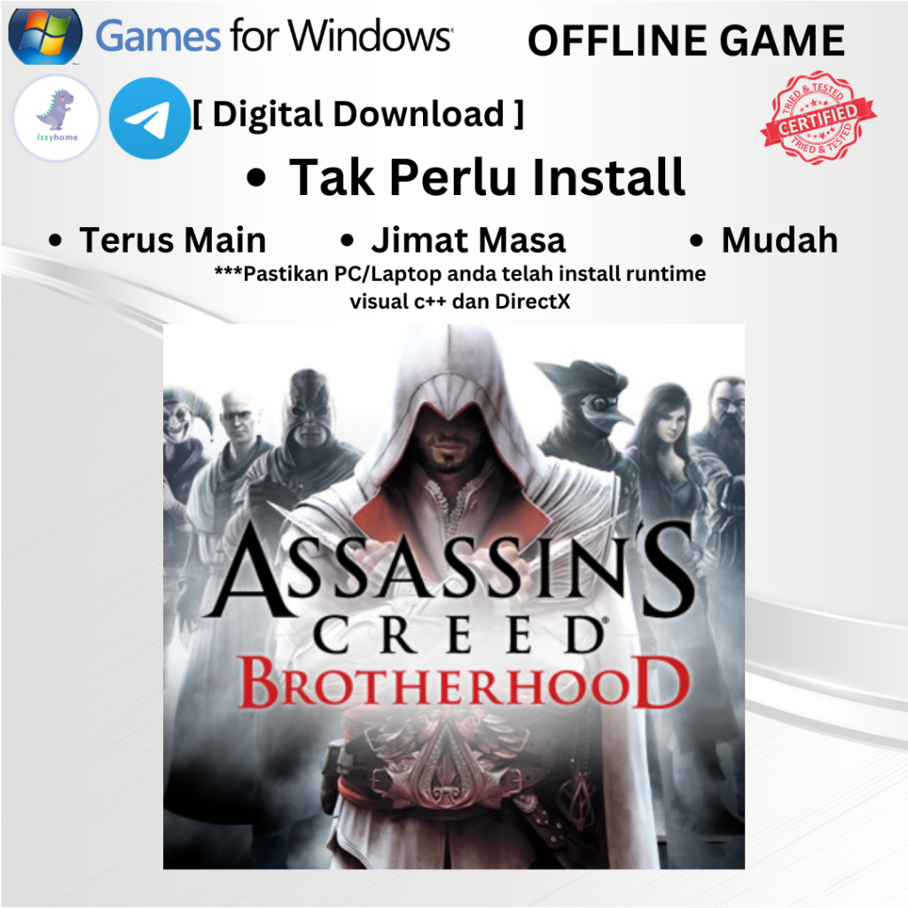 [PC Offline Game Portable]Assassin Creed Brotherhood [Digital Download ...