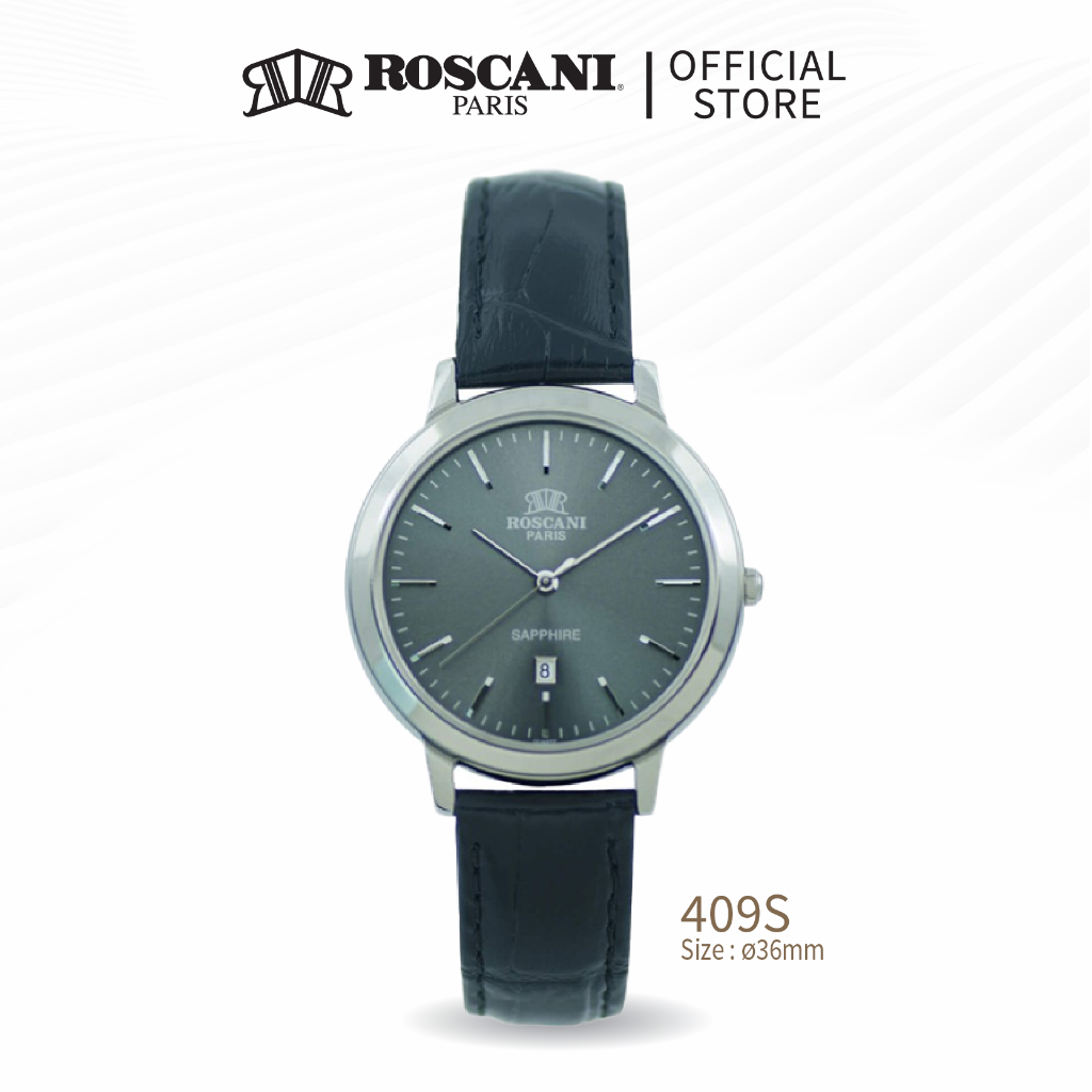 Roscani Paige S 409S (Sunray Dial + Sapphire Crystal) Leather Women Watch | Watches | Watch For ...