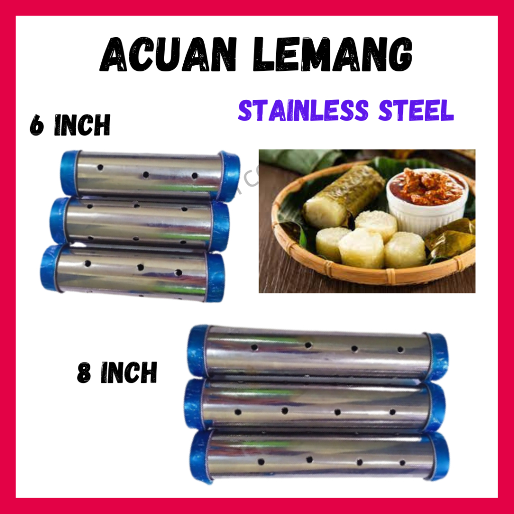 Acuan Lontong Lemang Stainless Steel Cetakan Lemang Saiz Periuk Noxxa ...