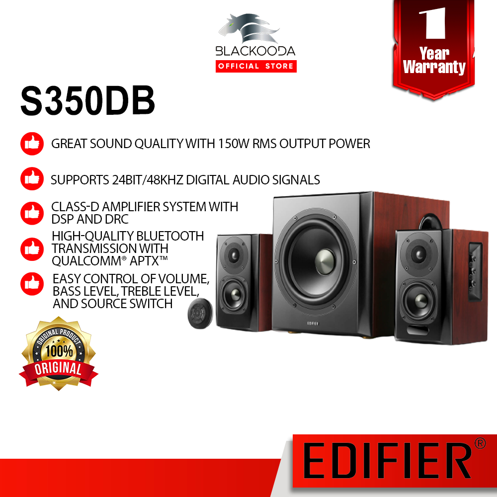 Edifier S350DB High Performance Bluetooth apt-X Speakers | Shopee Malaysia