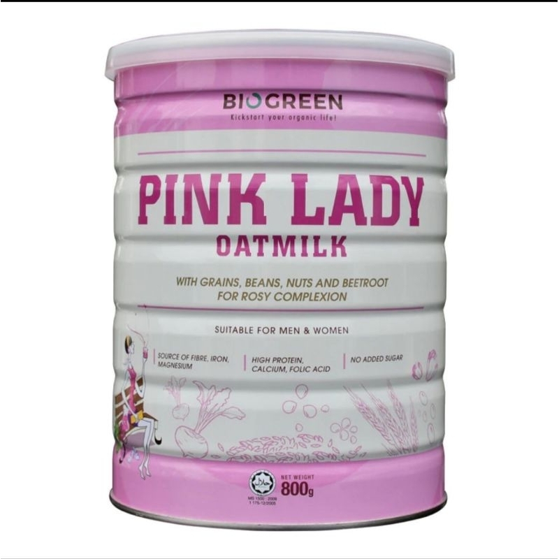 BIOGREEN Pink Lady Oatmilk 800g | Shopee Malaysia