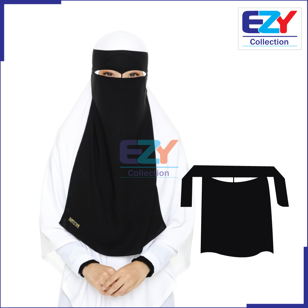HOT SALE - Niqab Purdah Muslimah || Viral NIQAB NINJA ALA NEELOFA HITAM ...