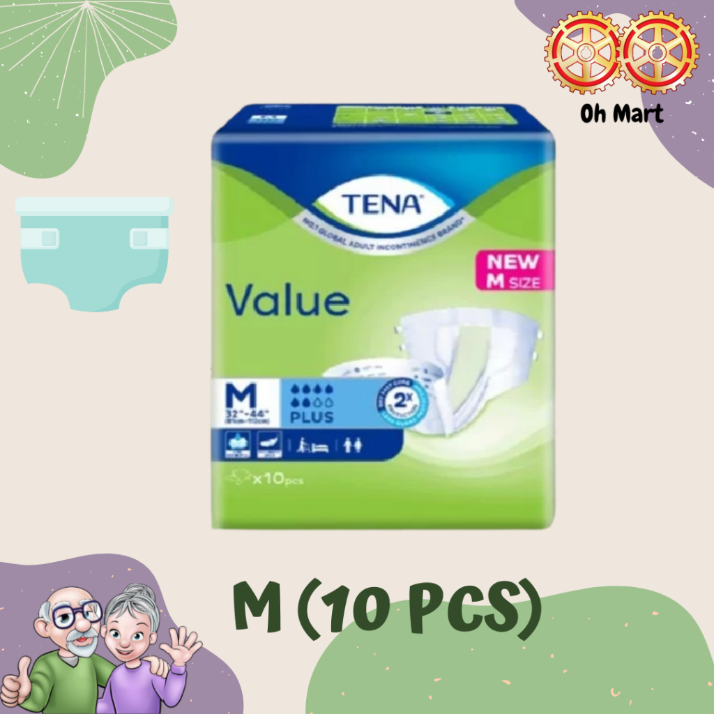 TENA Tape Adult Diapers | Shopee Malaysia