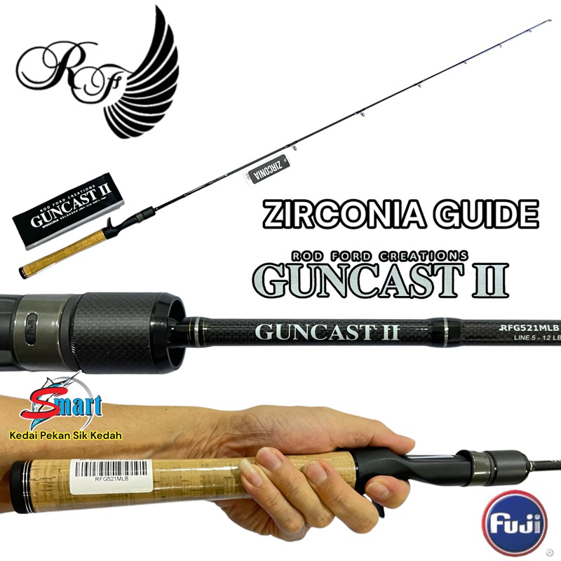 RODFORD Gun Cast 2 Baitcasting Rod Guncast II Baitcast BC | Shopee Malaysia