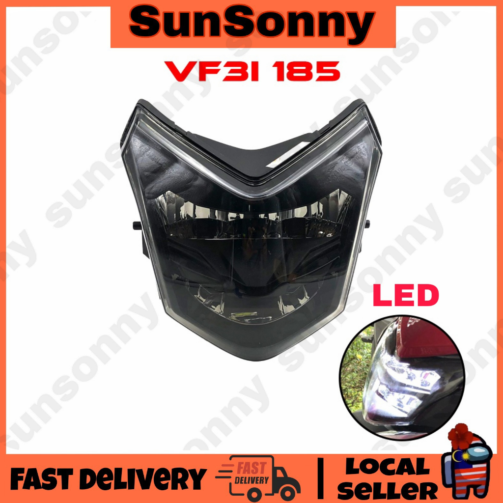 SYM VF3 VF3I VF 3I HEAD LAMP LED LIGHT LAMP LAMPU LED | Shopee Malaysia