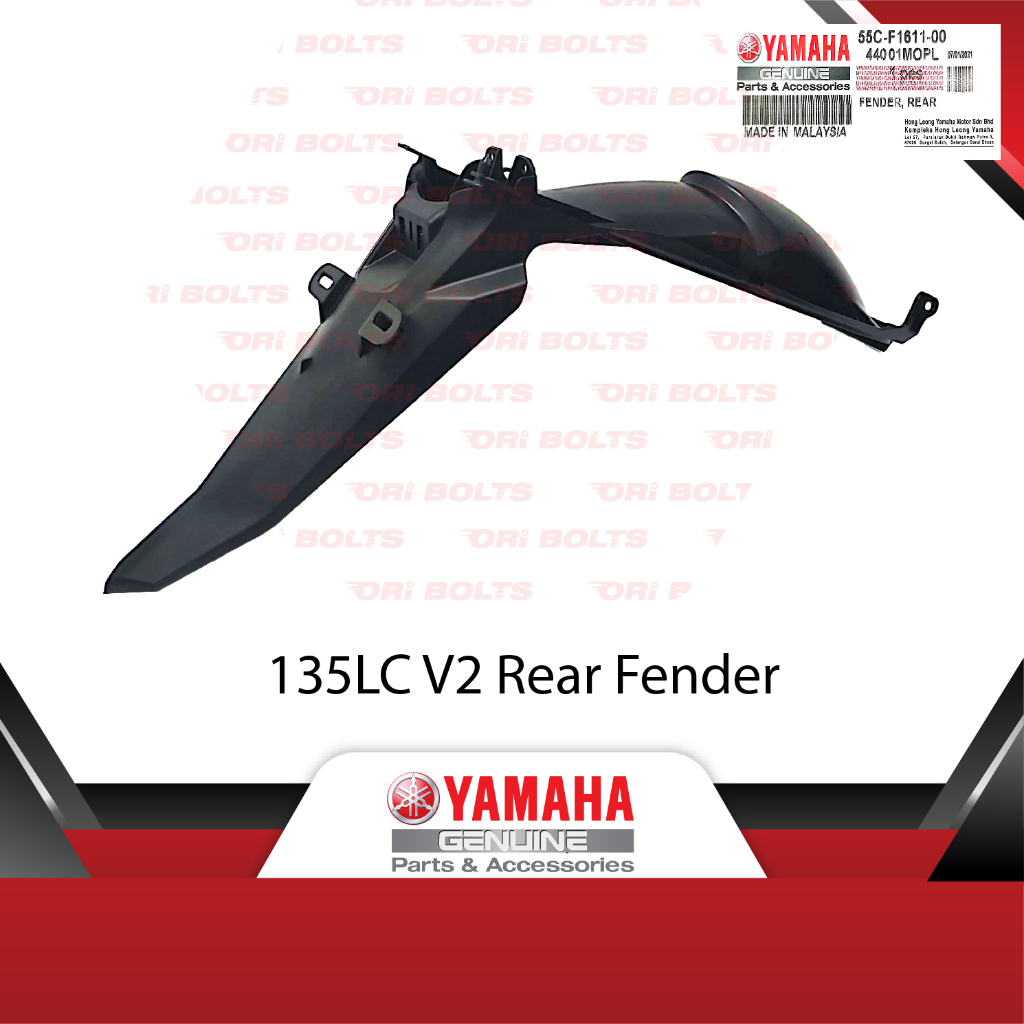 55C-F1611-00 Yamaha Original 135LC V2 V3 (2008) Rear Fender Mudguard ...