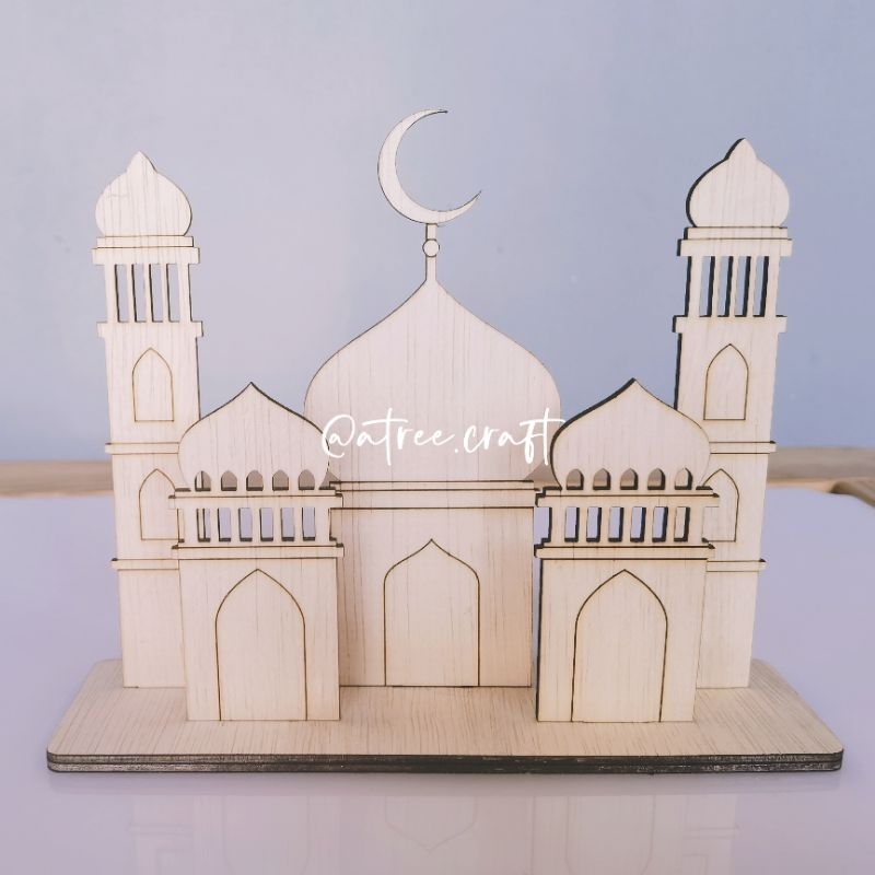 DIY Wood Ramadan Eid Activity - Mosque | Shopee Malaysia