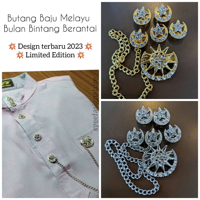 [ Butang Baju Melayu ] Butang Baju Melayu Berantai | Butang Baju Melayu ...