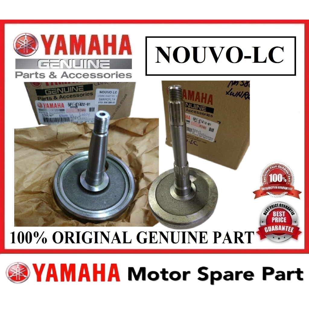 100% ORIGINAL YAMAHA NOUVO-LC CRANK 0 5P1-E1412-01 5P0-E1422-01 SHAFT NOUVOLC NOUVO LC ...