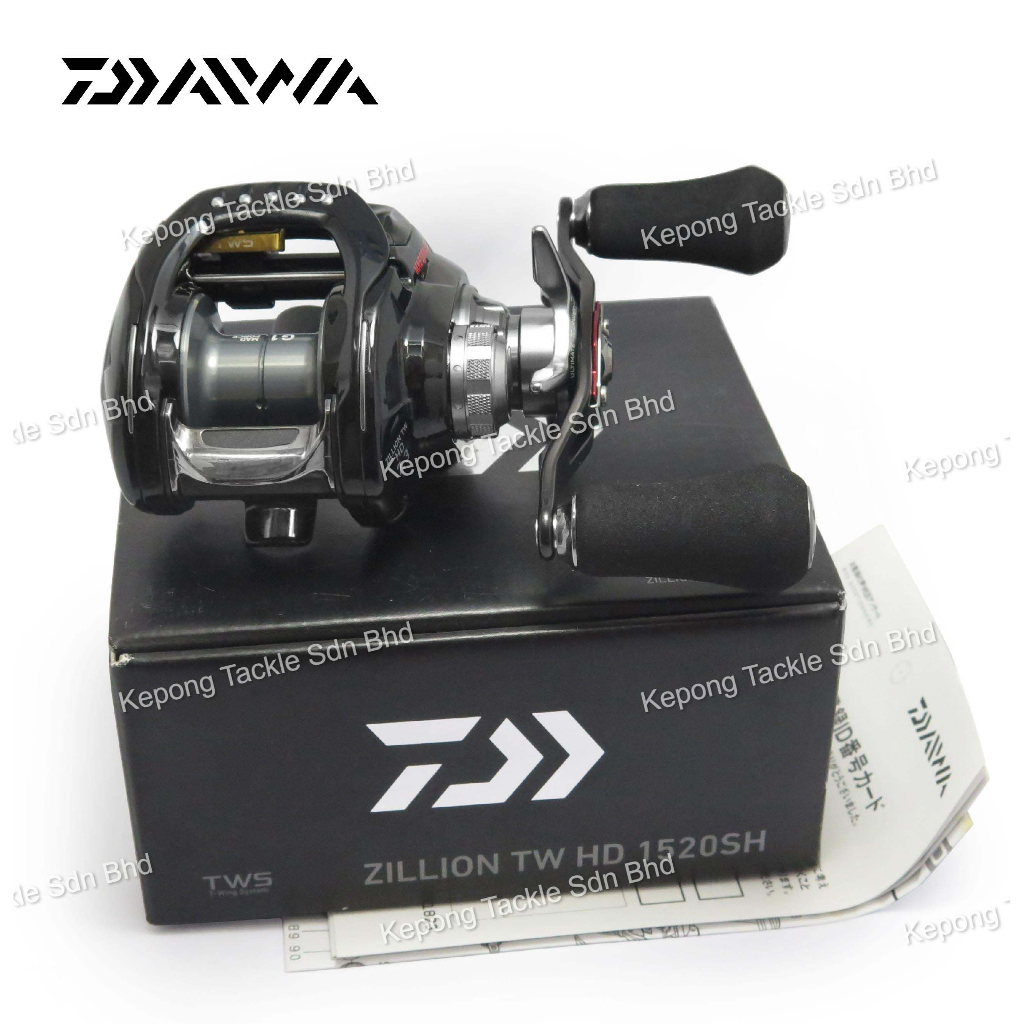 NEW DAIWA Fishing reel ZILLION TW HD 1520 Baitcasting Reel with 1 Year Local Warranty & Free ...