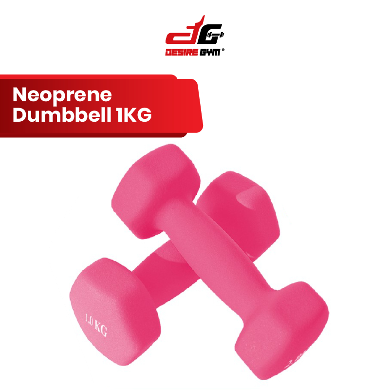 Vinyl Ladies Dumbbell Set Hexagon Dumbbell Color Dumbbell 1kg in Pair ...
